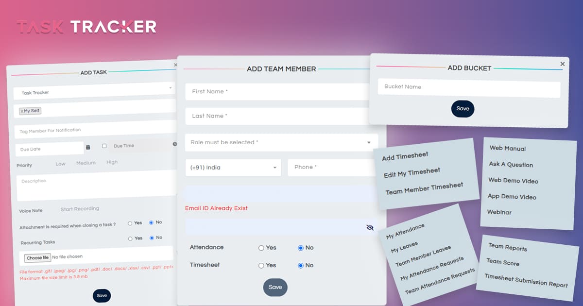 Features | Task Tracker