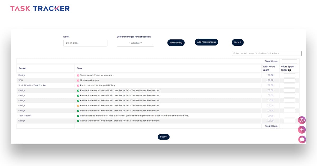 Timesheet: Efficient Time Tracking and Task Management